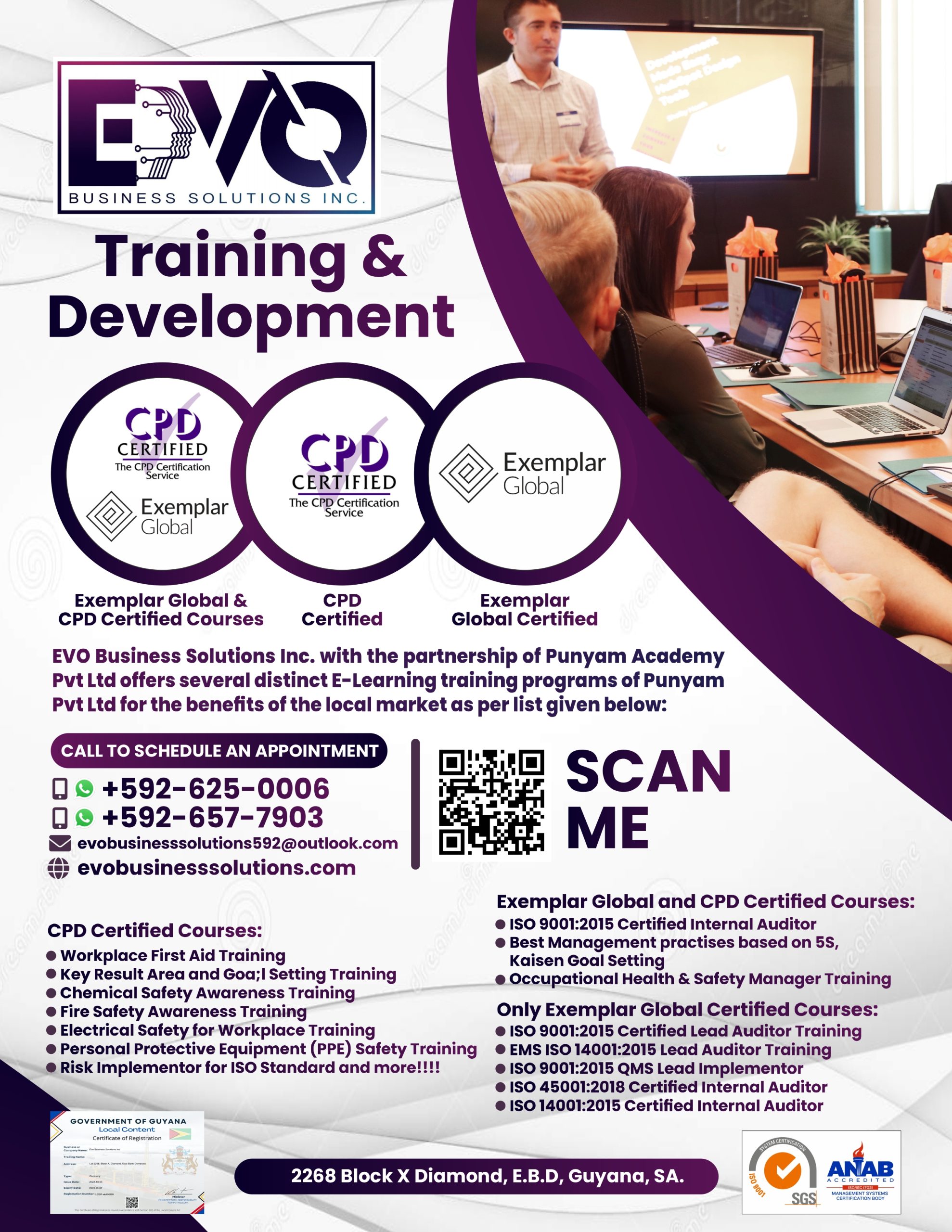 Training – EVO Business Solutions Inc.